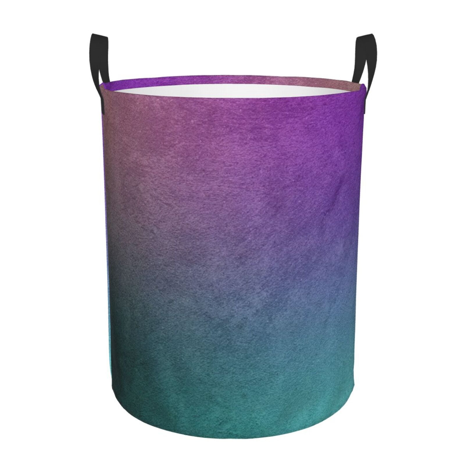 Vsdgher vintage dark paint Waterproof Round Large Laundry Basket -Toy ...