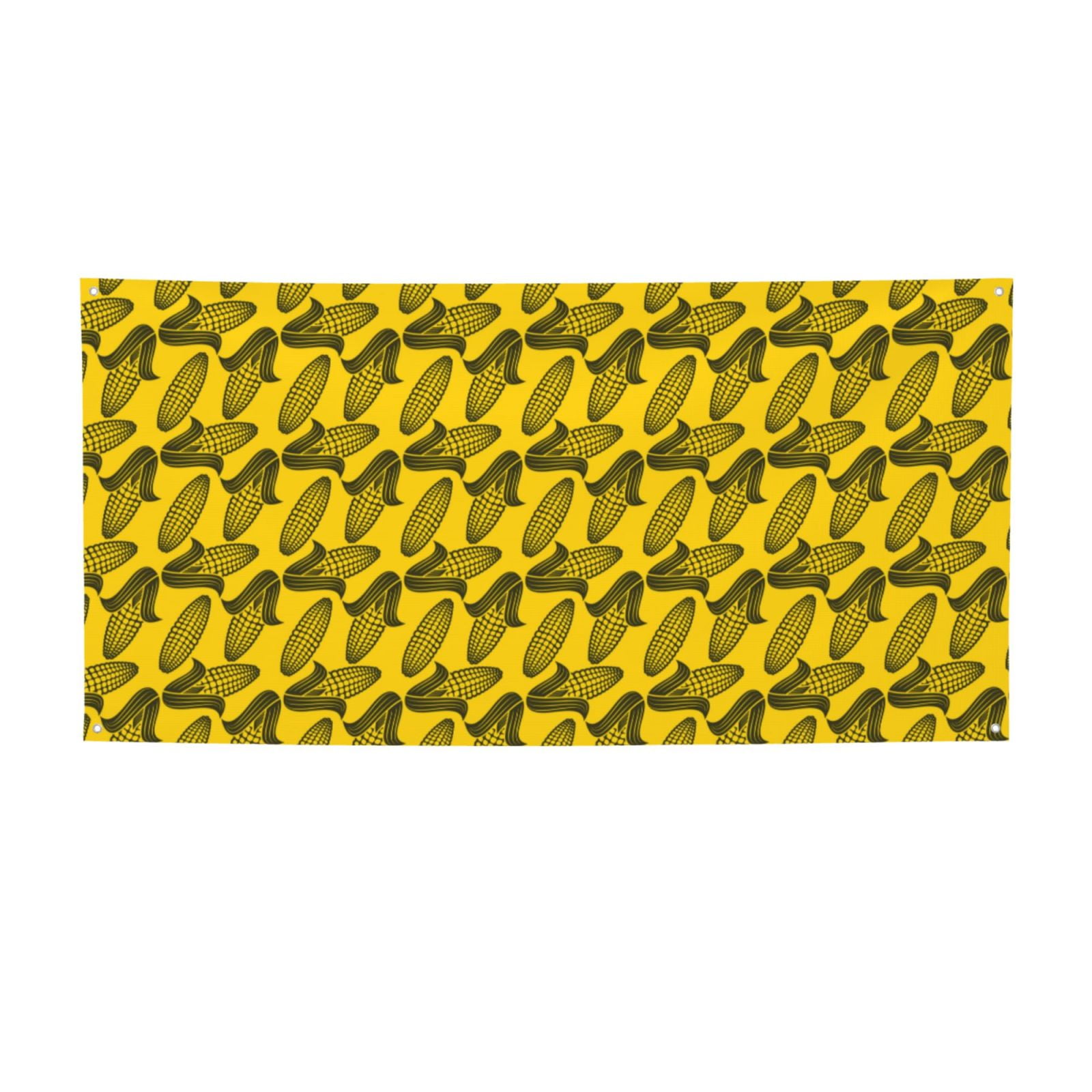 Vsdgher yellow Corn Custom Banner Large Happy Birthday Banner Sign ...