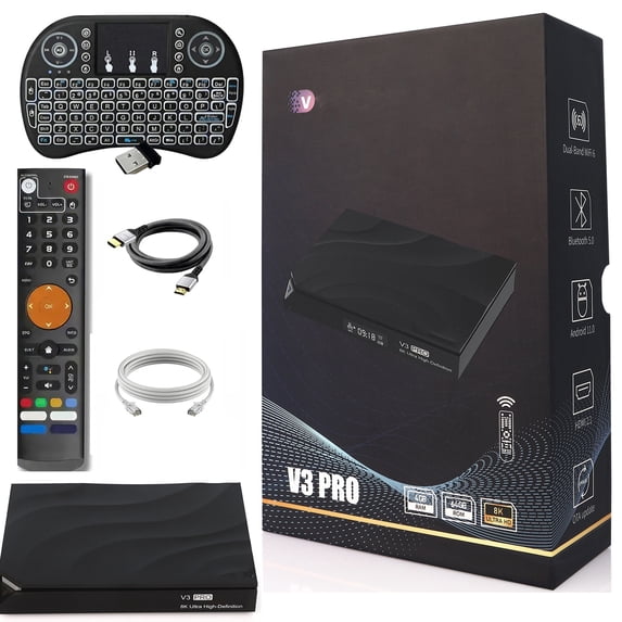 Vsee Box V3 Pro Android Media Player – 2024 Newest Version 8K Ultra HD ...