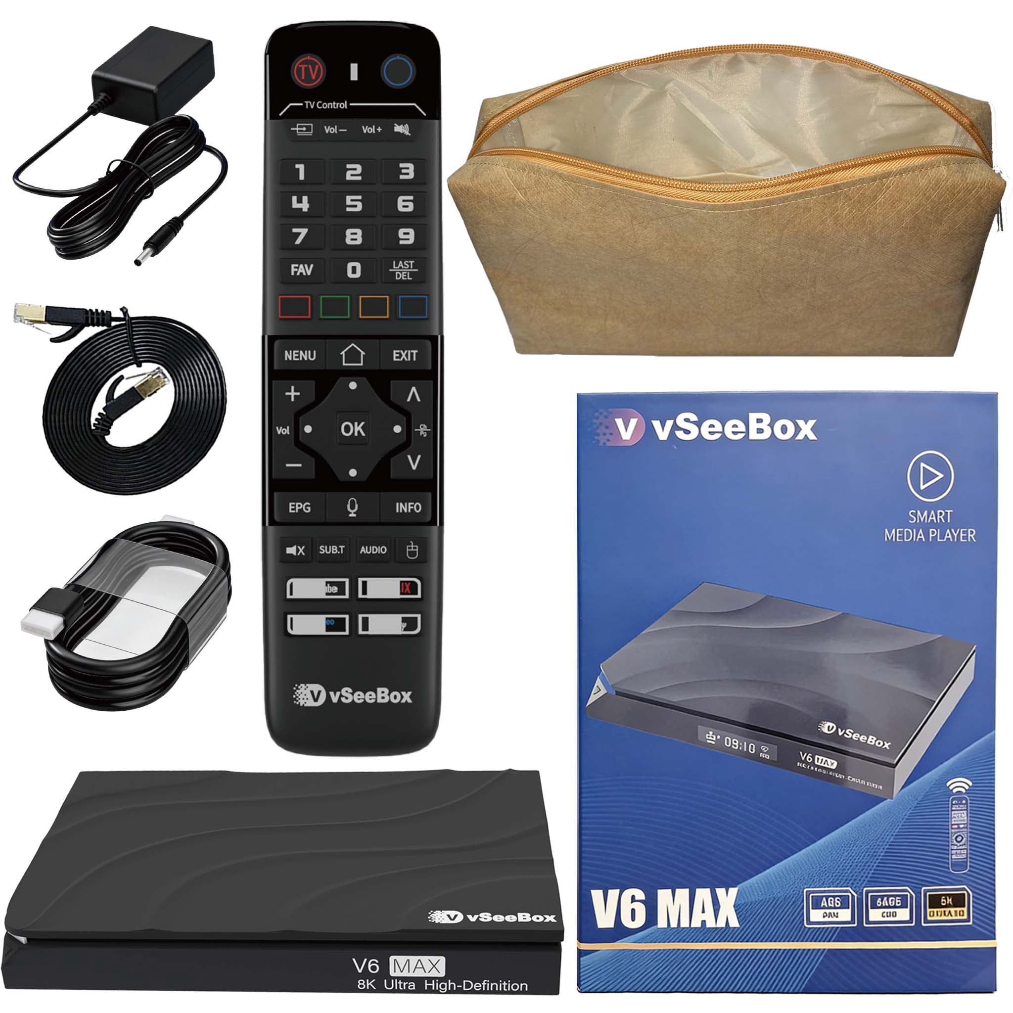VseeBox v6 Max Smart Tv Box upgraded version of the V3 Pro Android 14 ...