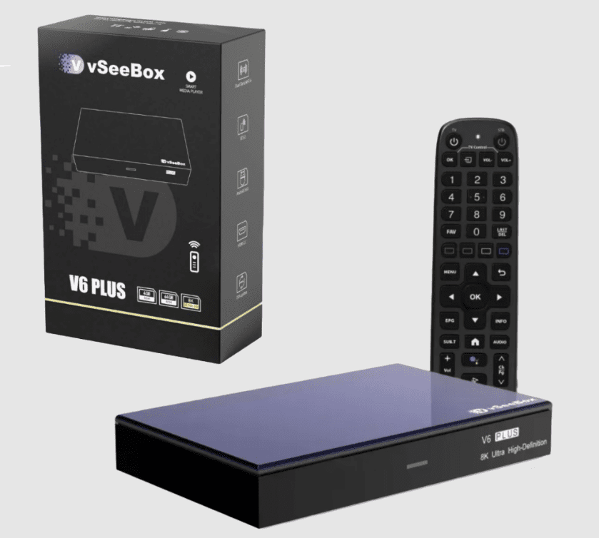 Vseebox V6 Plus Version Voice Control, 8K HDMI, Android 14, 4GB RAM ...