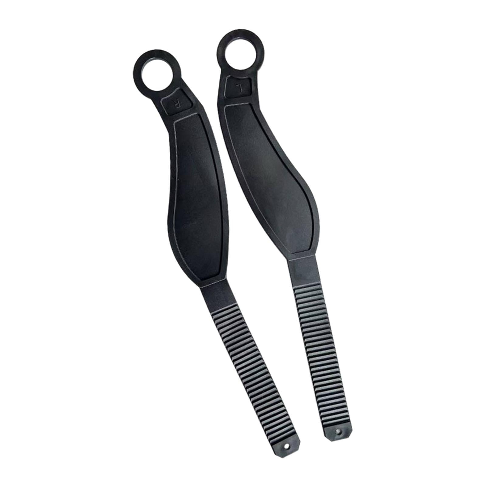 Vsenkes 2 Pieces Aerobic Exercise Bike Straps Exercise Bike Foot Straps ...