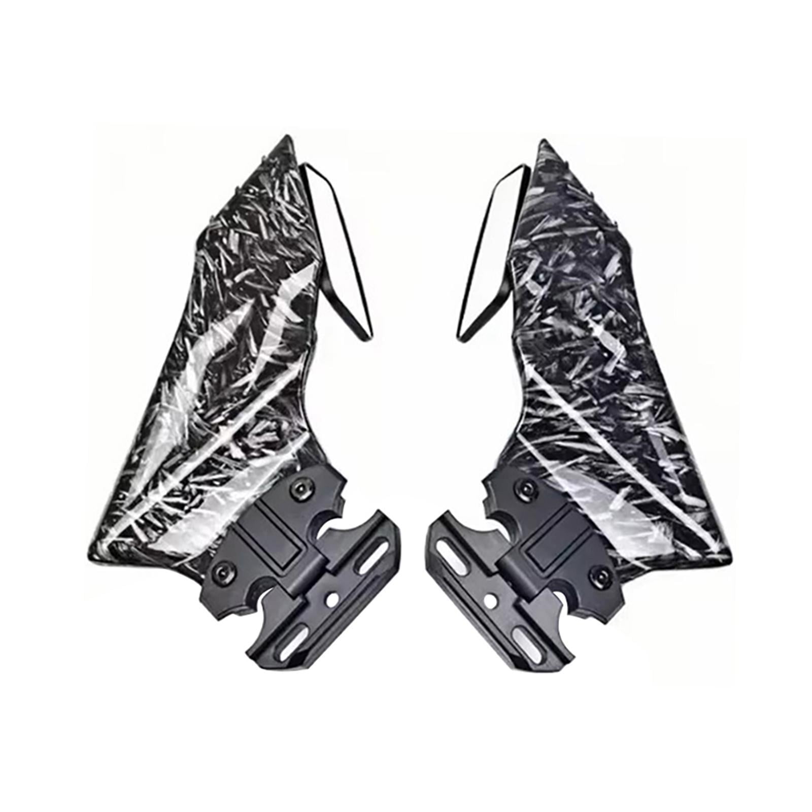 Vsenkes 2 Pieces Generic High Performance Replaces Motorcycle Wind Wing ...