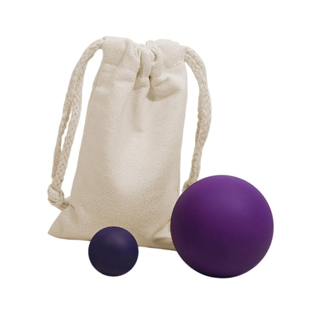 Vsenkes 2 Pieces Massage Balls Compact Myofascial Balls for Exercise ...
