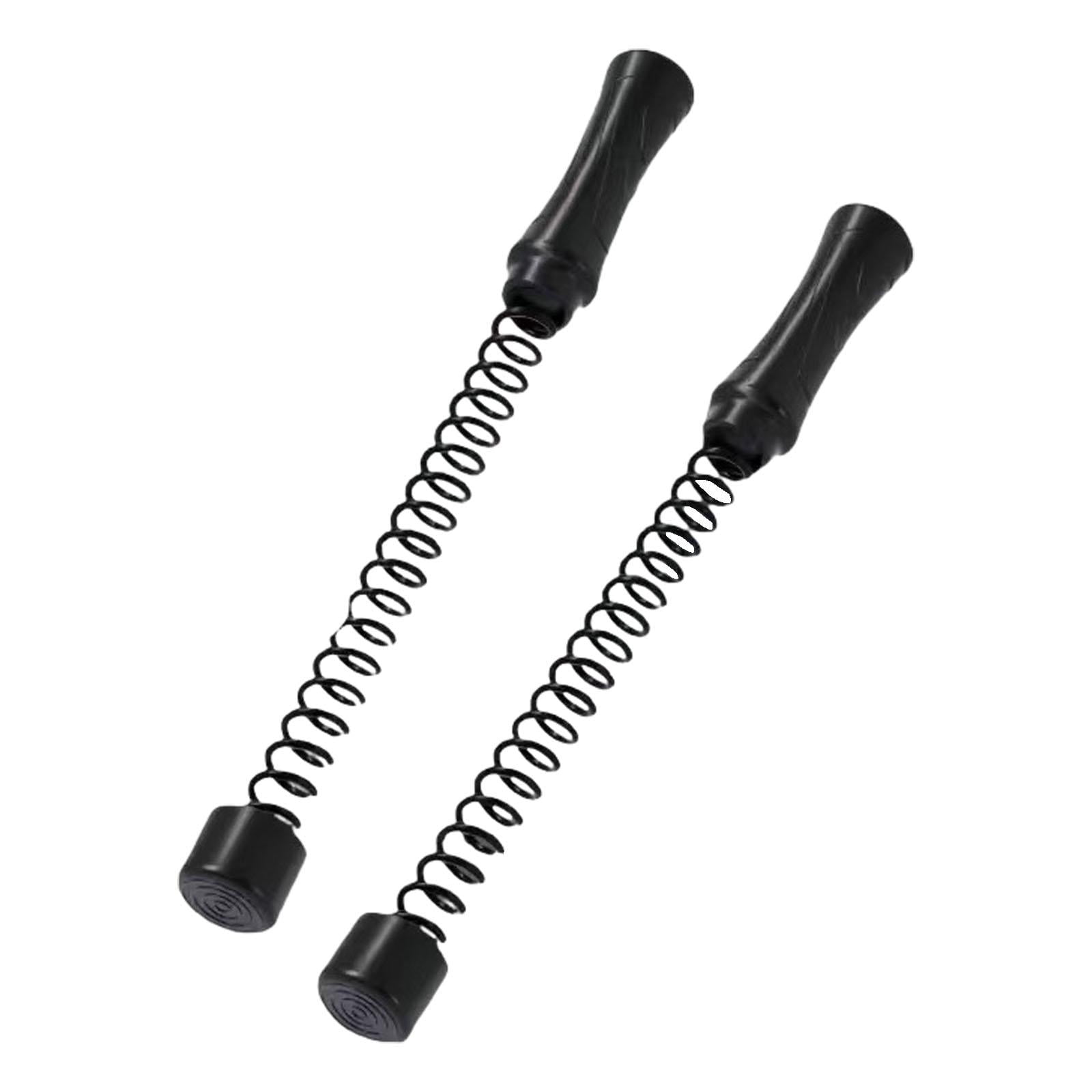 Vsenkes 2 Pieces Ropeless Battle Ropes Fitness Equipment for Home Gym Office Workout Black ...