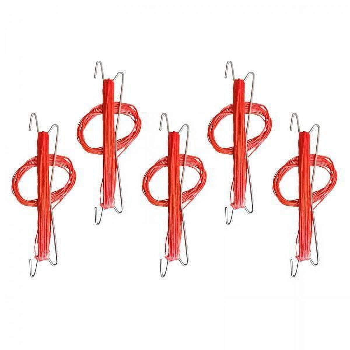 Vsenkes 2xFlower Tomato Support J Hook Clips Garden Hooks String Rope ...