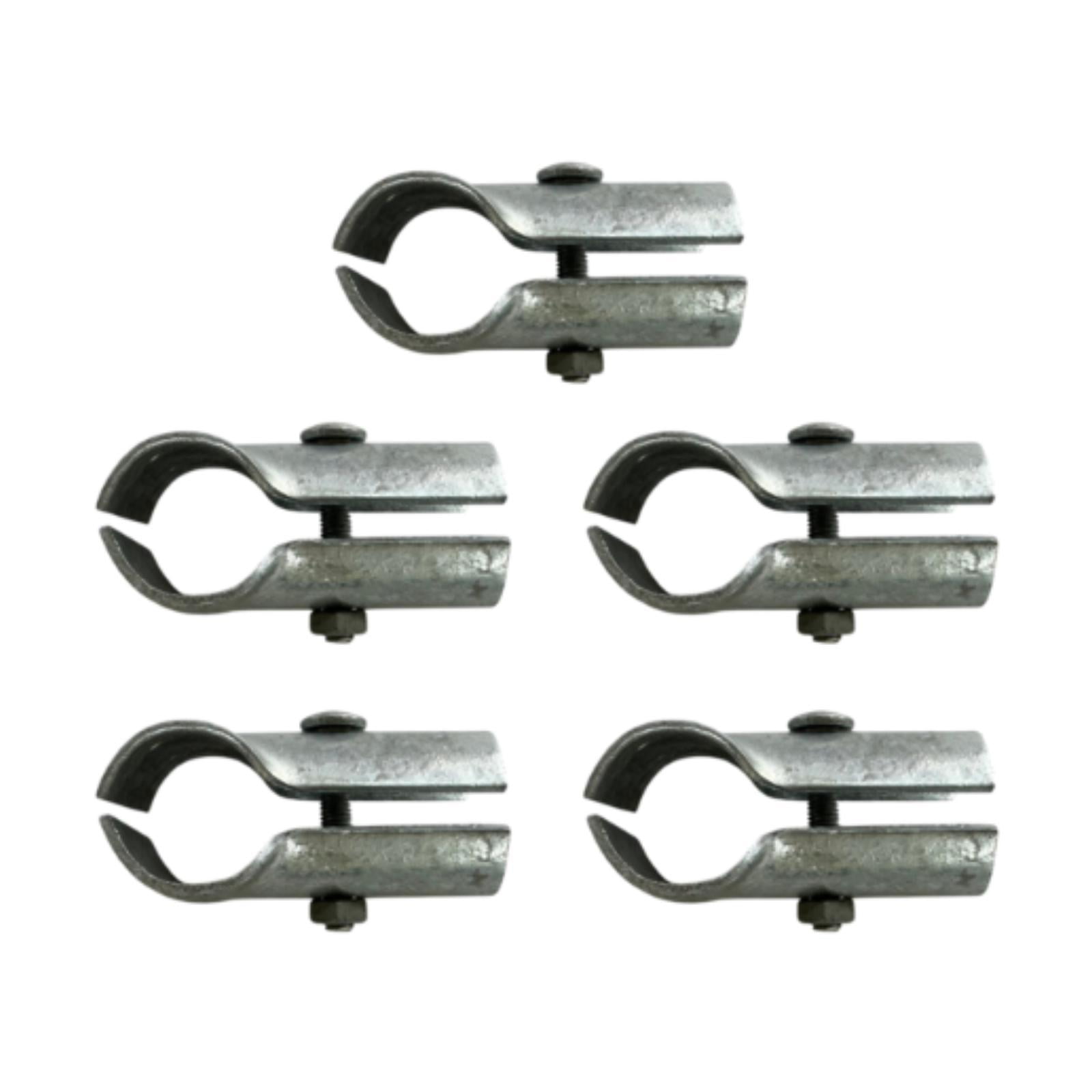 Vsenkes 5 Pieces Chain Link Fence Clamps for Farm Gate Dog Kennel ...
