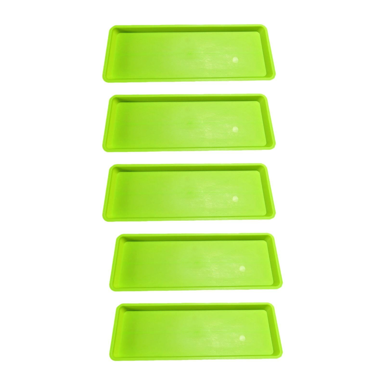 Vsenkes 5Pcs Planter Saucer Trays Flower Pot Tray for Bedroom Indoor ...