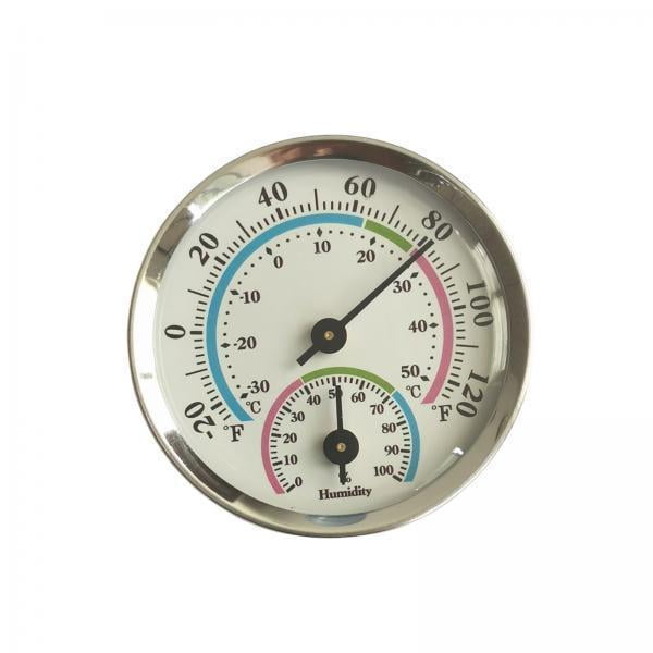 Vsenkes 5x2 inch Wall hygrometer Meter Humidity warehouse Analog Home ...