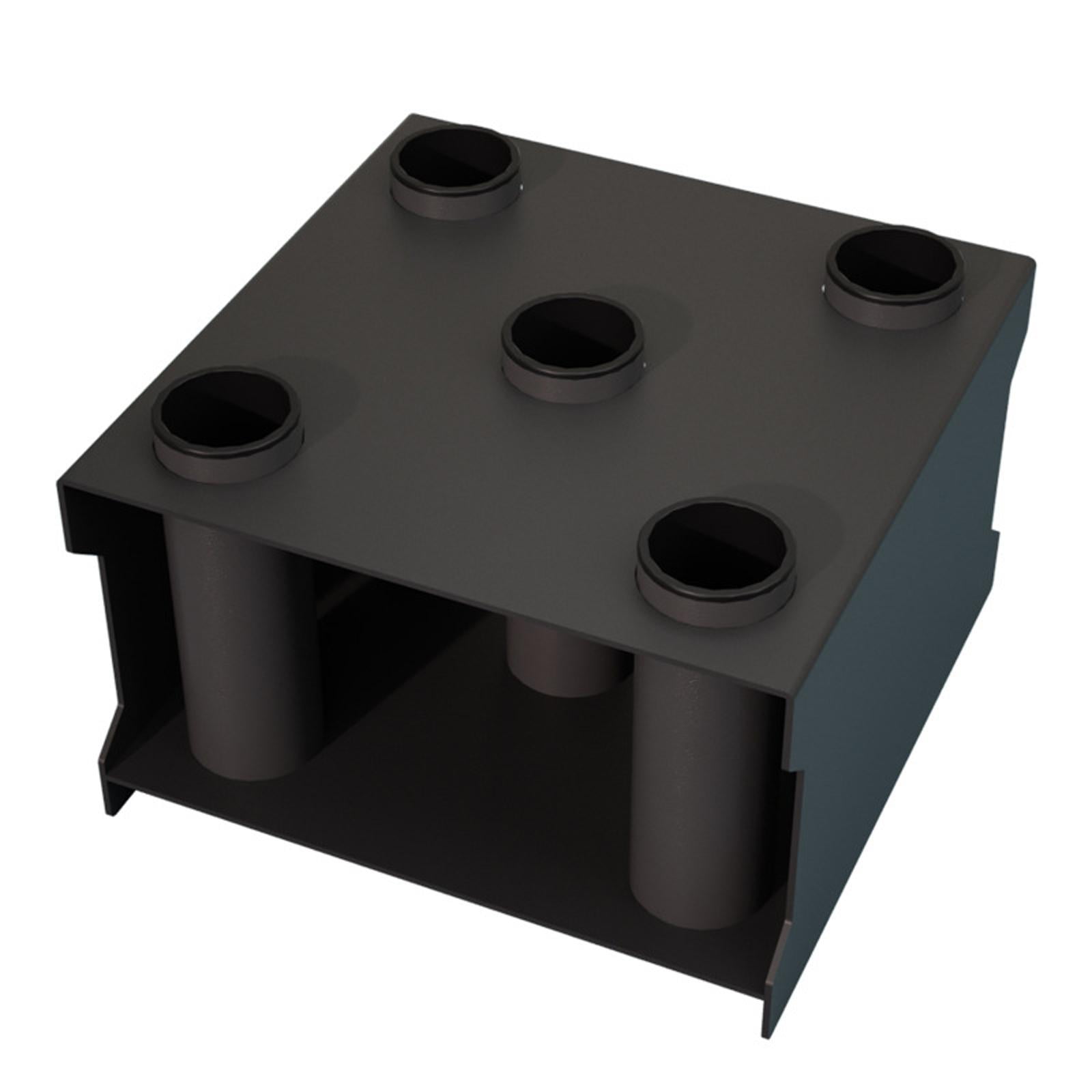 Vsenkes Barbell Bar Holder 5 Holes Barbell Storage Rack for Dumbbell ...