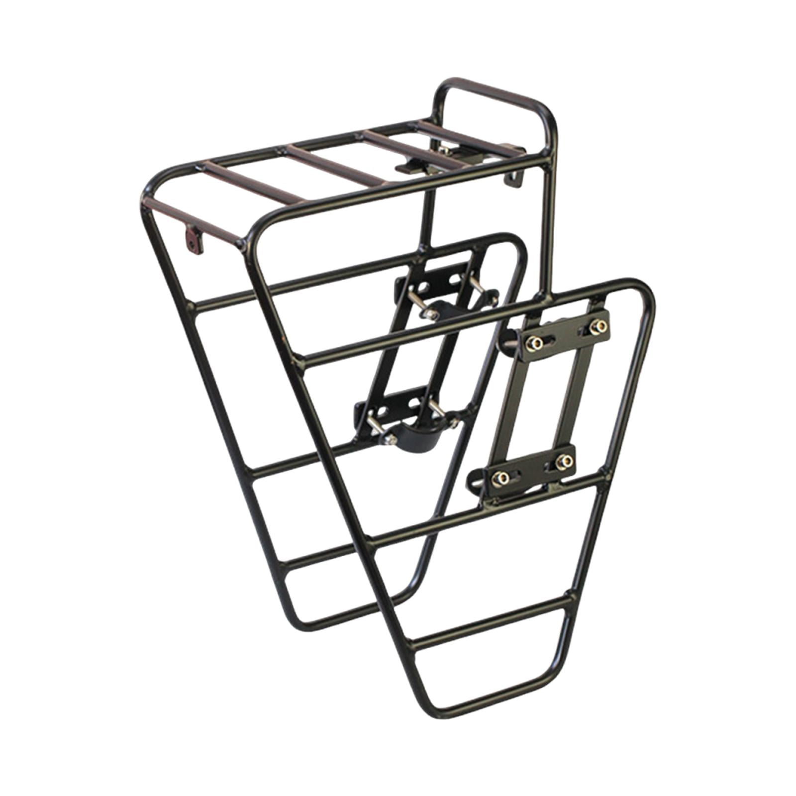 Vsenkes Bike Front Cargo Rack Aluminum Front Pannier Rack for Touring ...