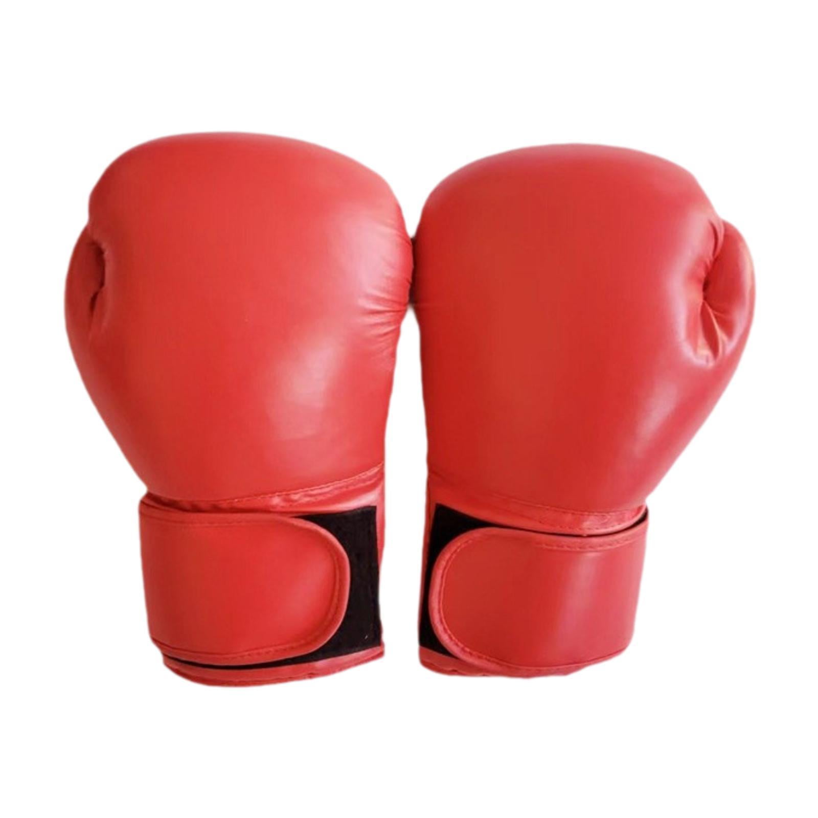 Vsenkes Boxing Gloves Breathable PU Punching Gloves for Grappling Muay ...