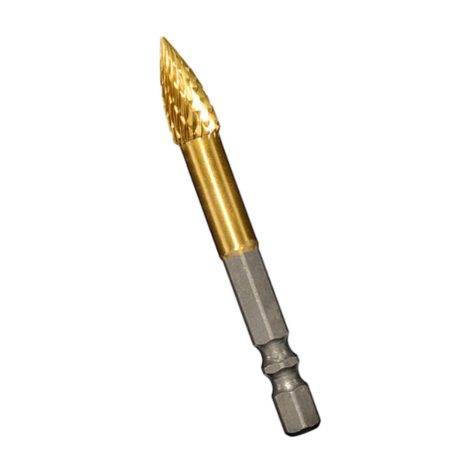 Vsenkes Carbide Rotary Burr Bit Double Cut Carving Burr Sturdy,Rotary ...