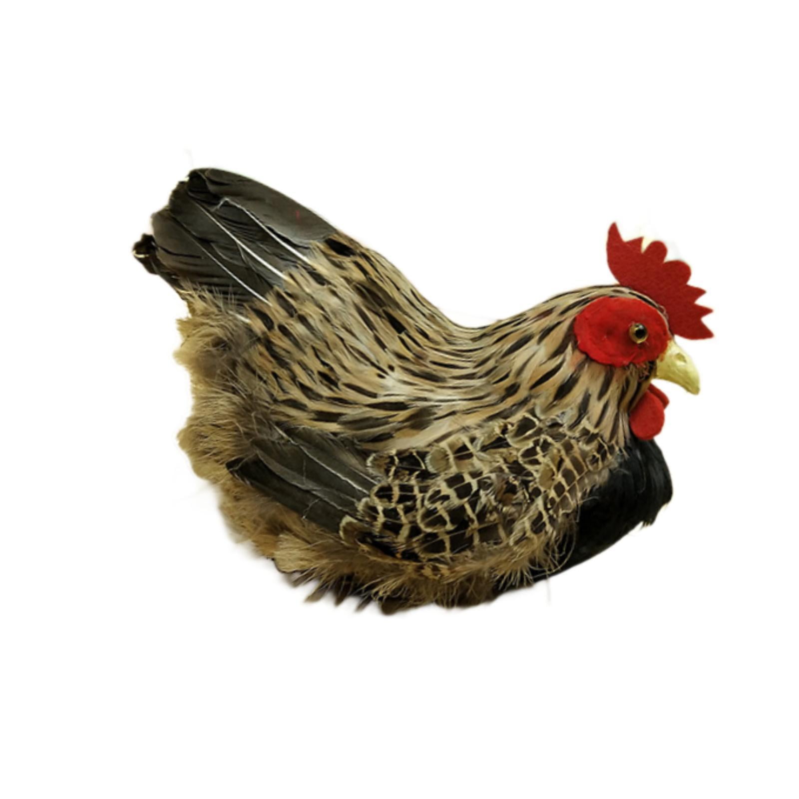 Vsenkes Chicken Simulation Model Outdoor Decor Garden Statue for ...
