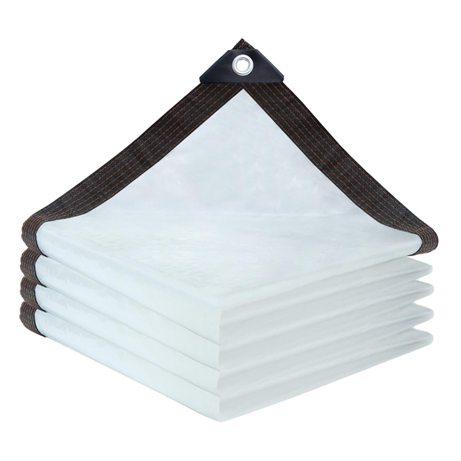 Vsenkes Clear Tarp Greenhouse Tarp Tarpaulin Lightweight Windproof ...