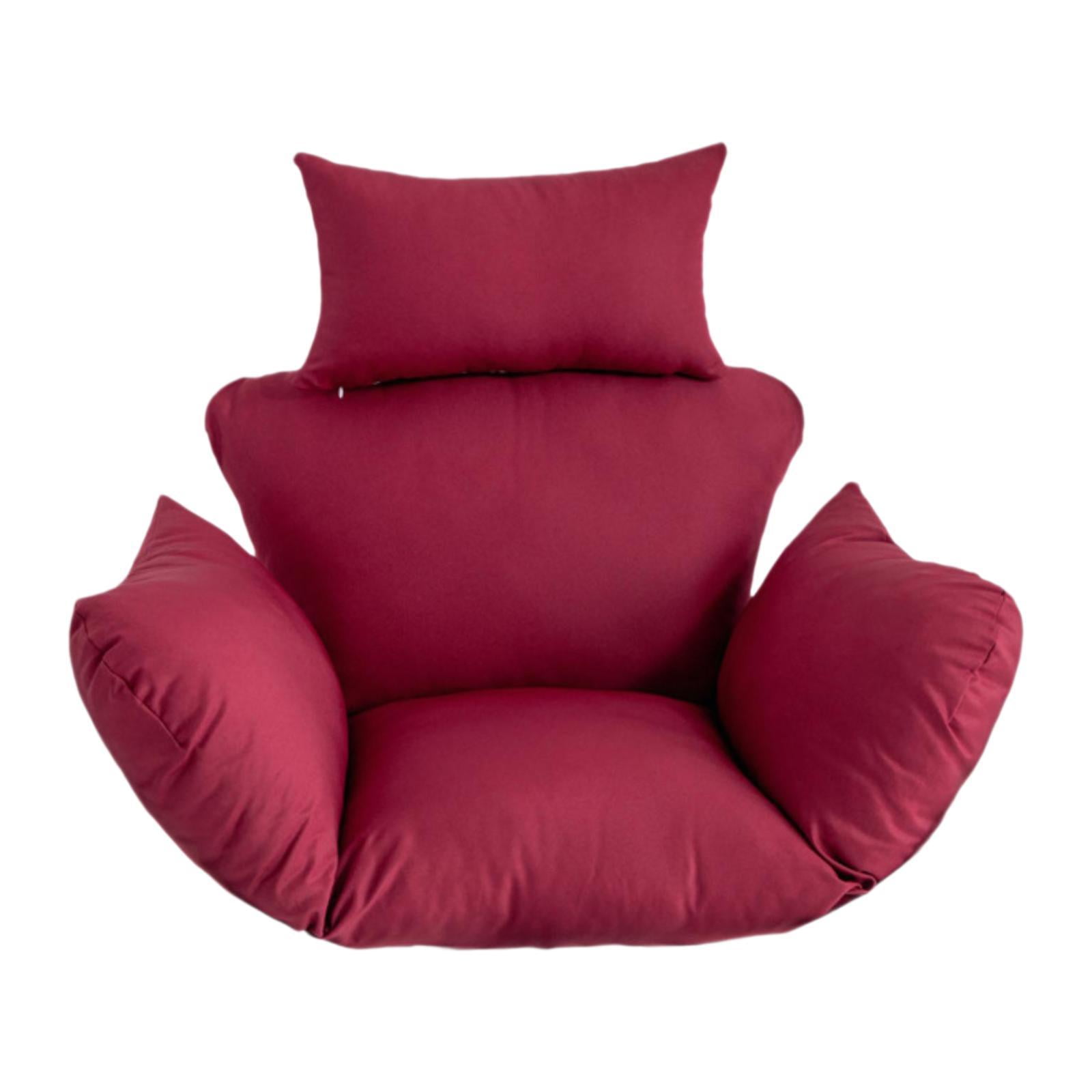Vsenkes Egg Chair Cushion Easy to Install Chair Pad for Living Room ...