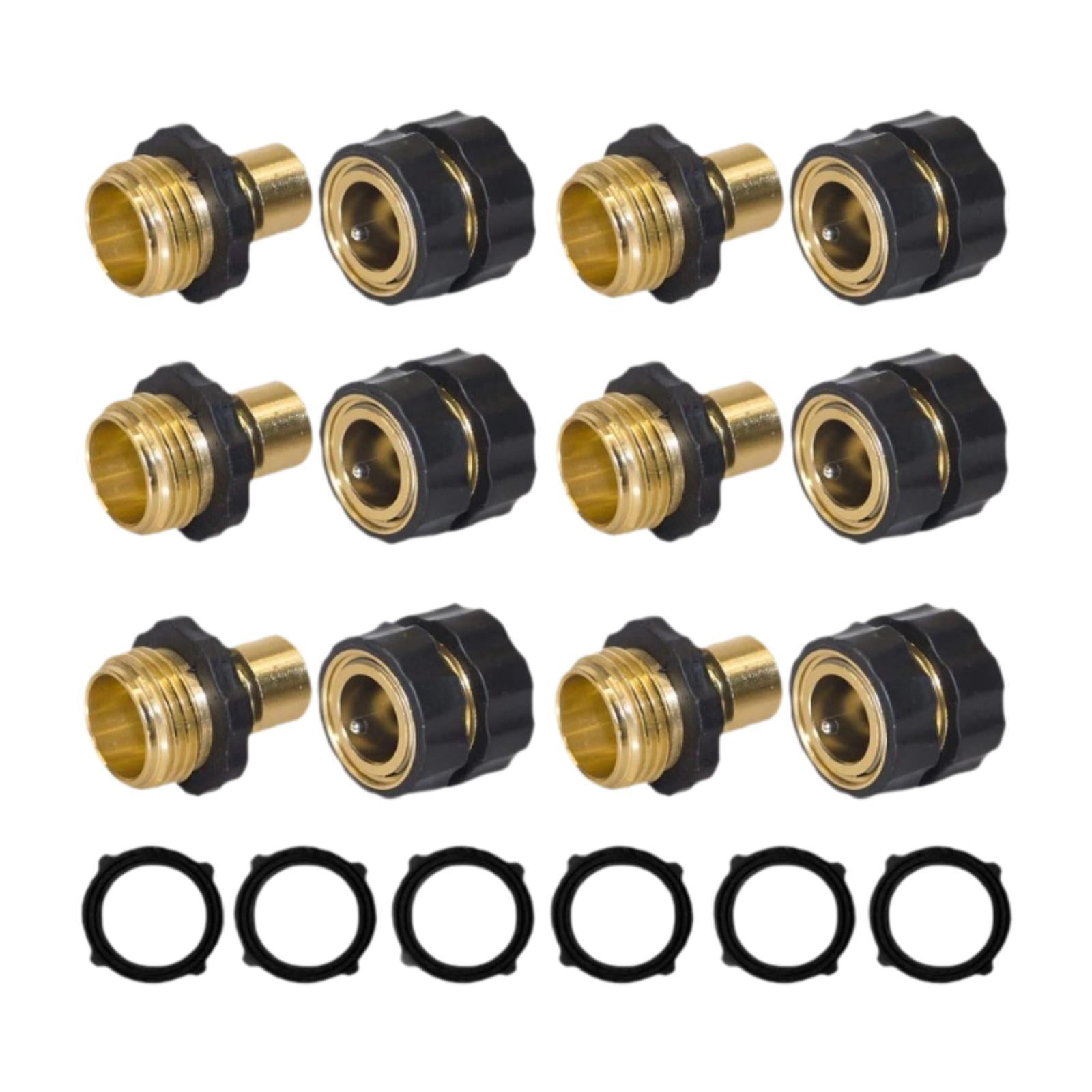 Vsenkes Garden Hose Quick Connector 3/4 inch,Adapters Easy Connection ...