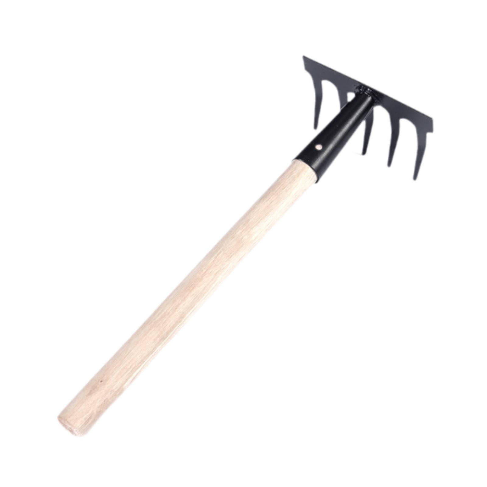 Vsenkes Garden Rake Claw Rake for Courtyard Garden Loosening Ground ...