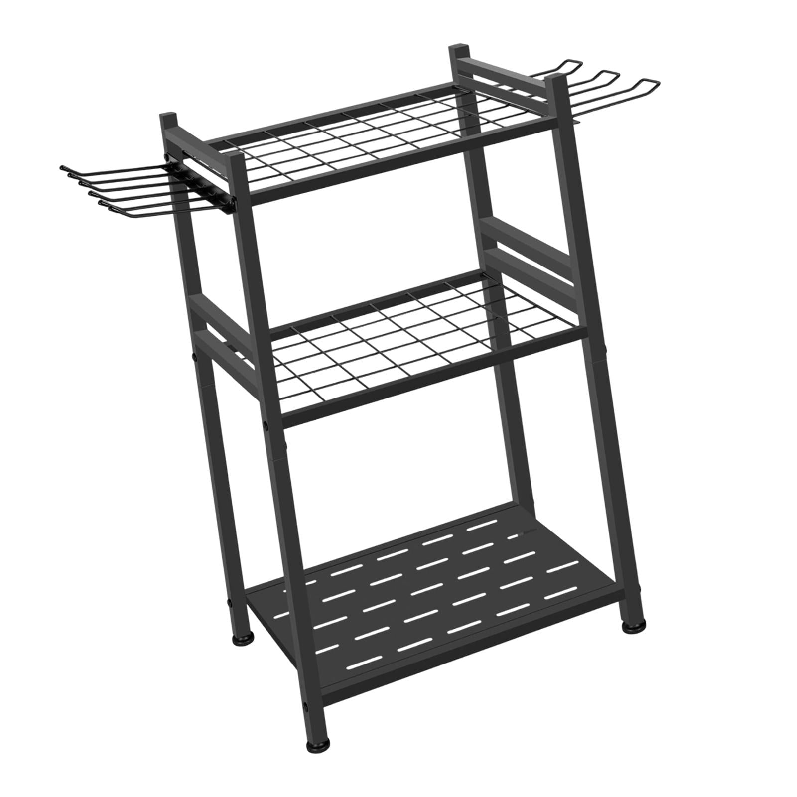 Vsenkes Garden Tool Organizer Carbon Steel Stable Yard Tool Stand for ...