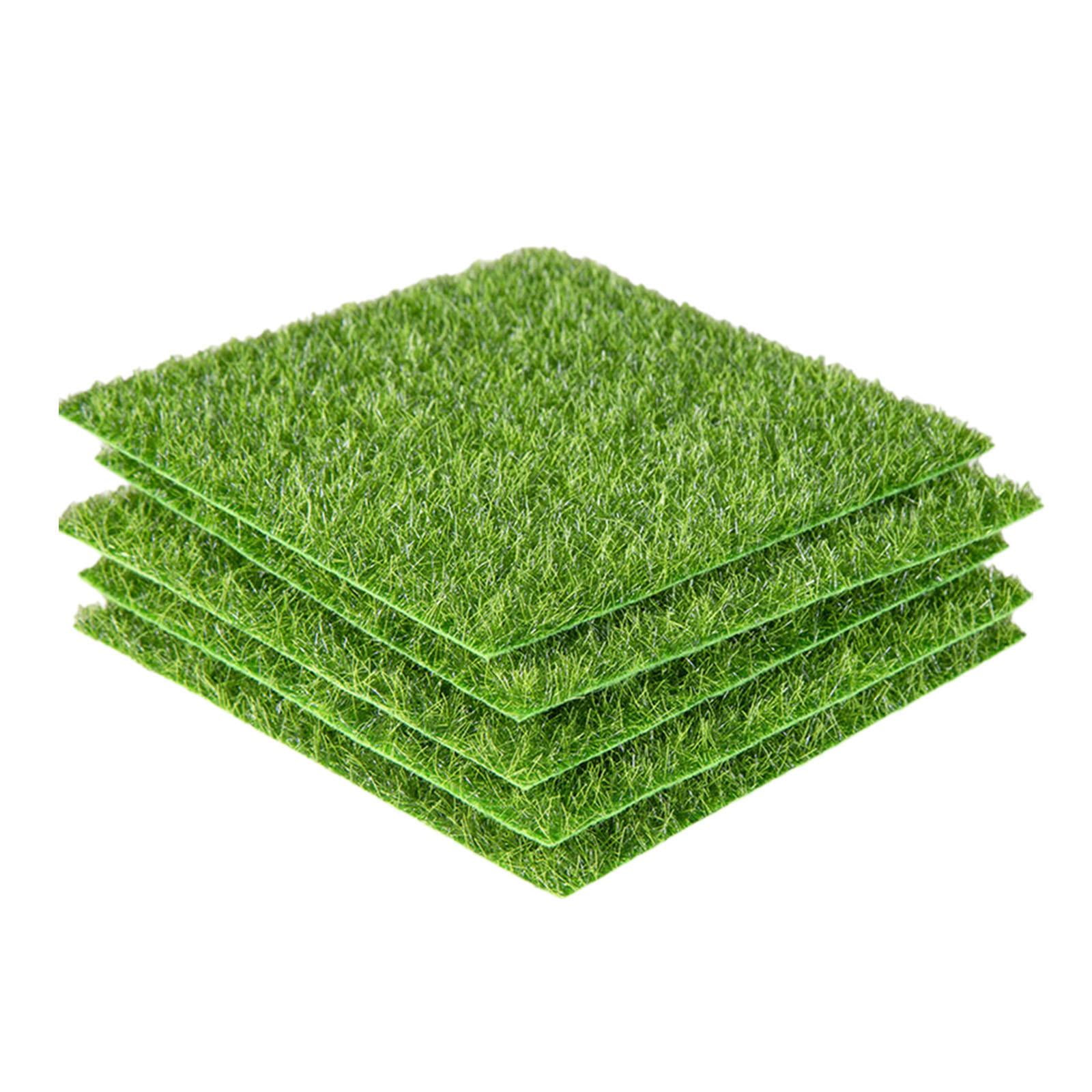 Vsenkes Grass Rugs Fake Grass Turf Kit Accessory Lightweight for ...