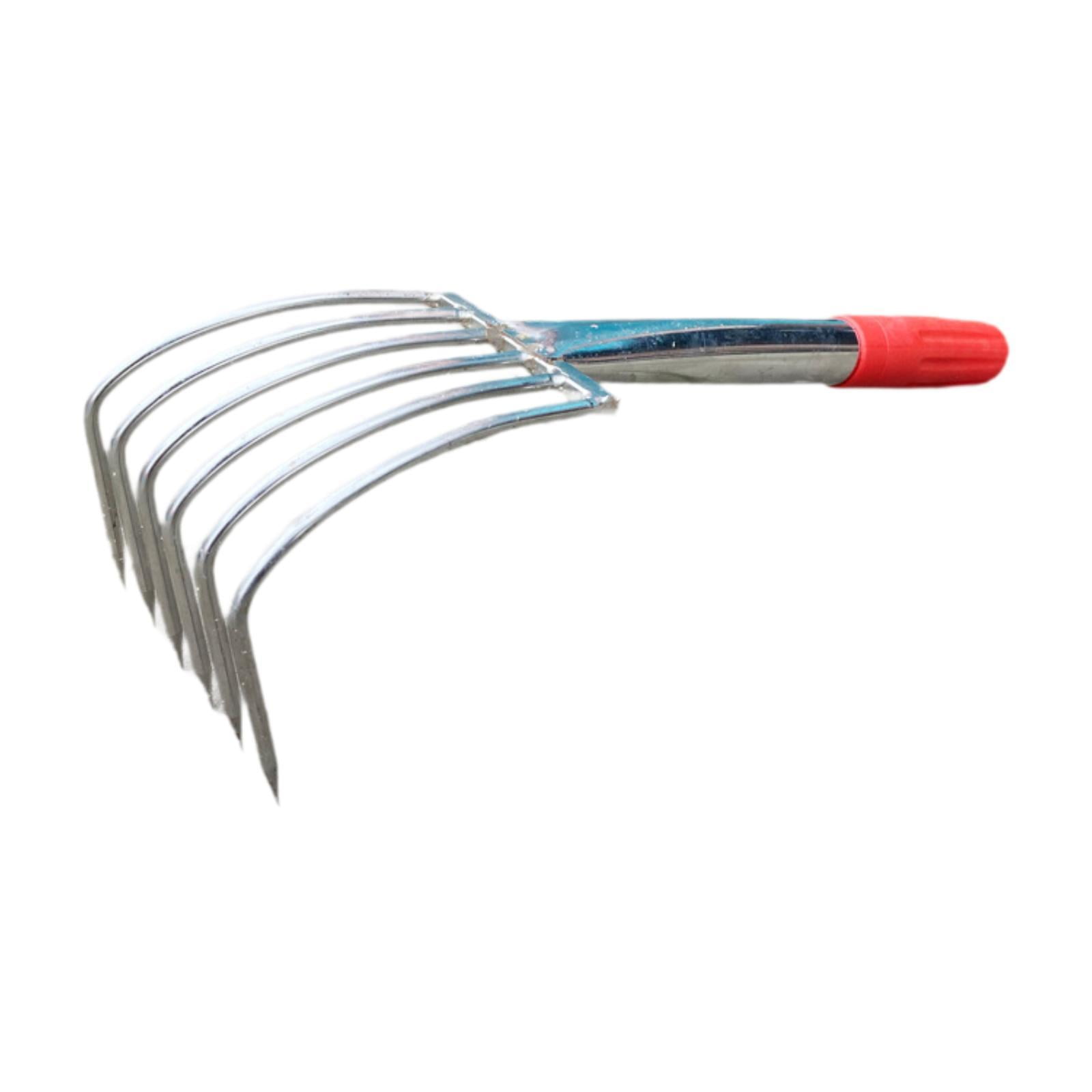 Vsenkes Hand Rake Small Garden Hand Rake Cultivator Digging for ...