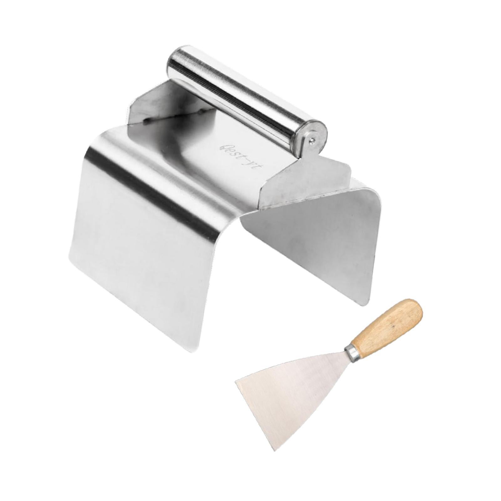 Vsenkes Landscape Curb Trowel Home Decoration Corner Shaping Trowel with Putty Knife Straight ...