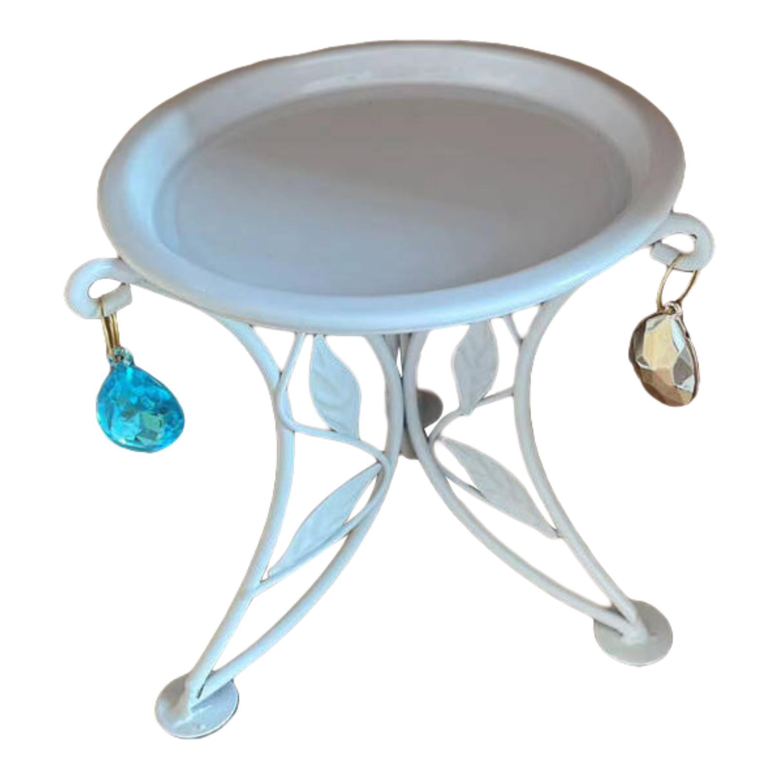 Vsenkes Metal Plant Stand Container Decor Display Shelf for Tabletop ...