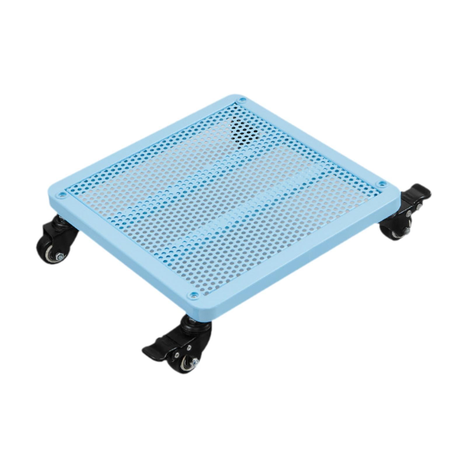 Vsenkes Movable Plantpot Tray Easy Carrying Pot Trolley for Home ...