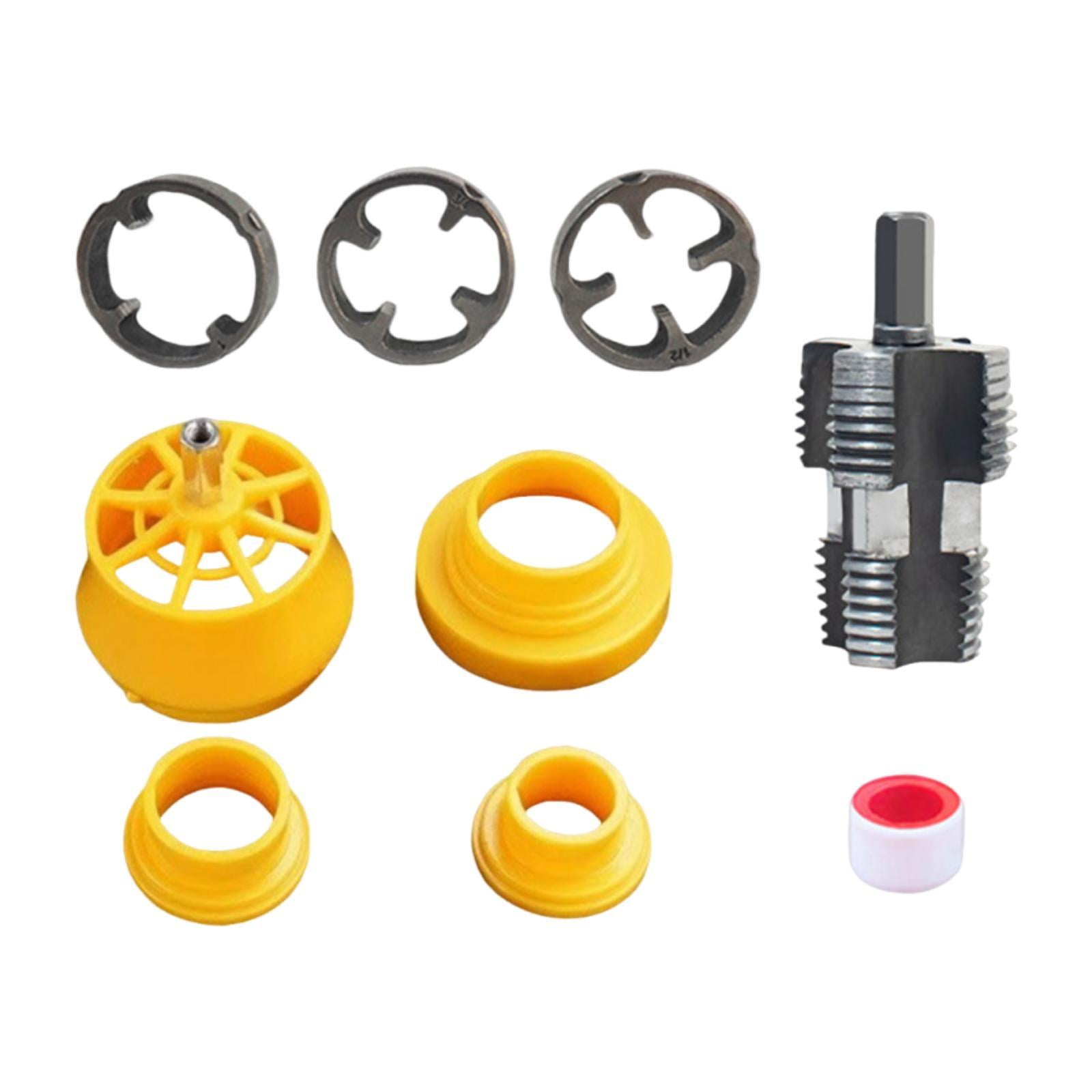 Vsenkes PVC Thread Maker Tool for Electric Drill 1/2" 3/4" 1" for ...