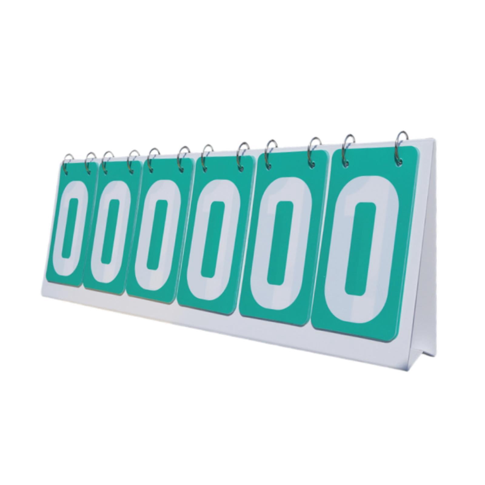 Vsenkes Sports Scoreboard 6 digits Score Keeper Scoring Board Table ...