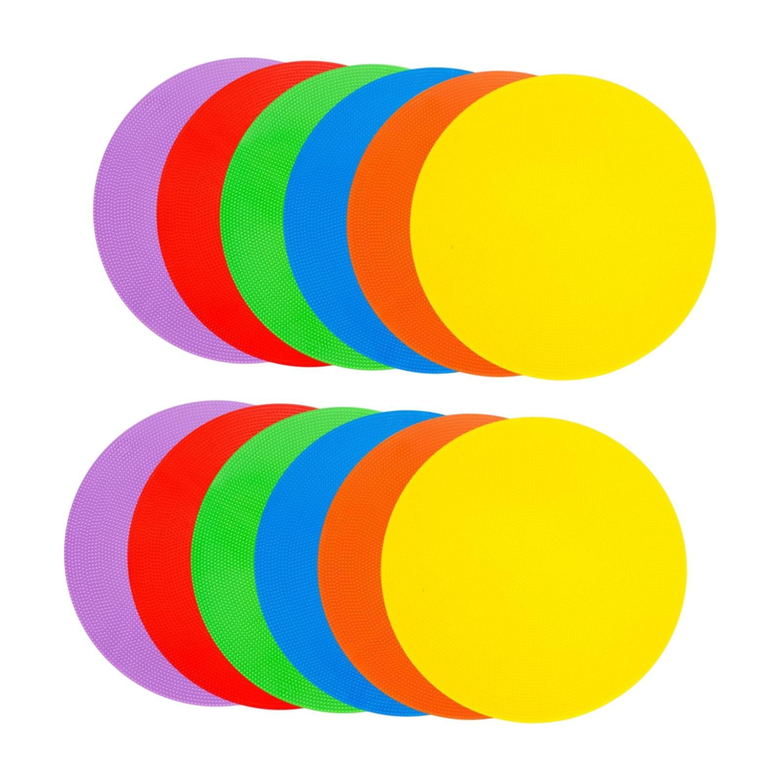 Vsenkes Training Spots Markers 9 inch Flat Cones for Basketball Soccer ...