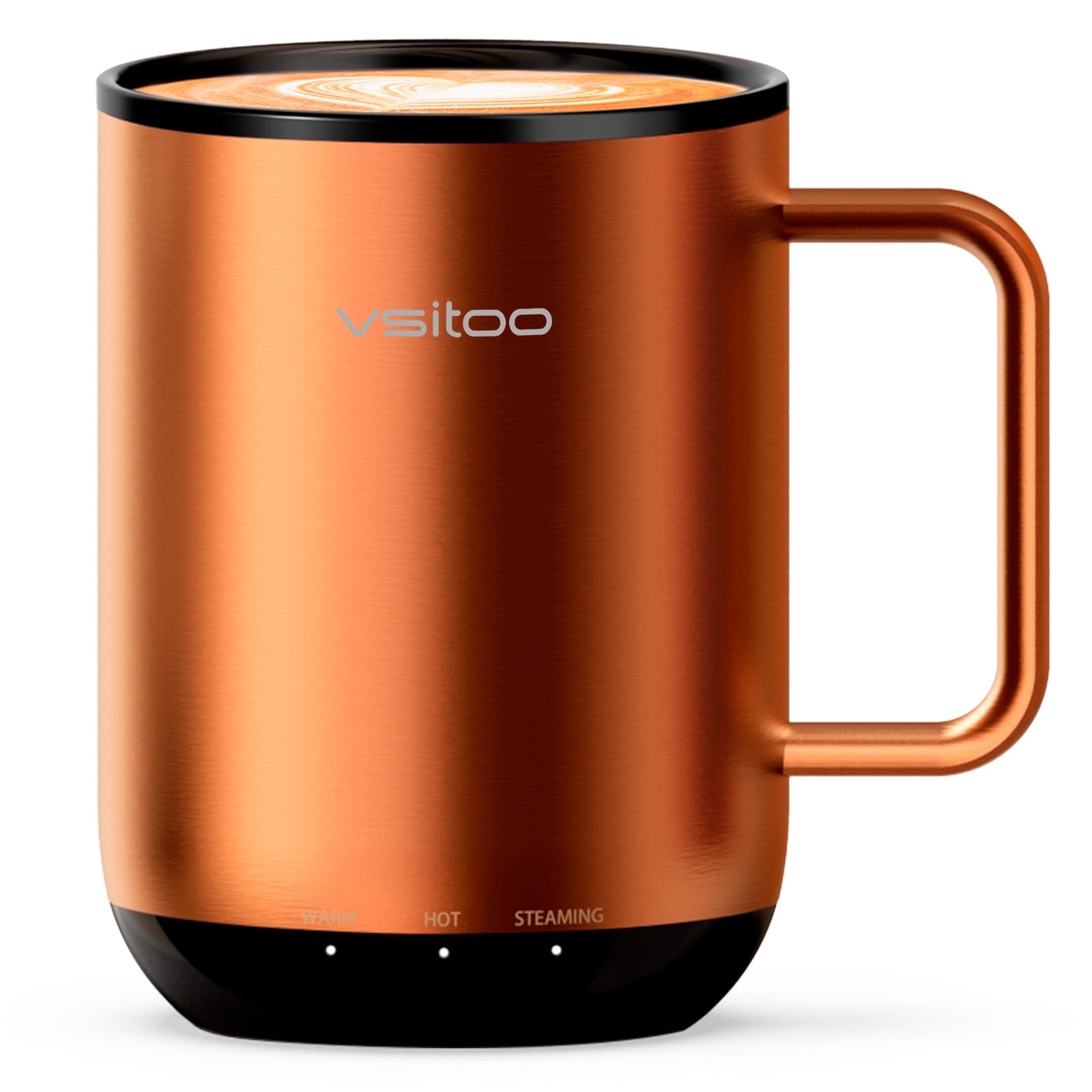 Vsitoo S3 Plus 14 oz Heated Coffee Mug – Smart Mug with App & Button ...