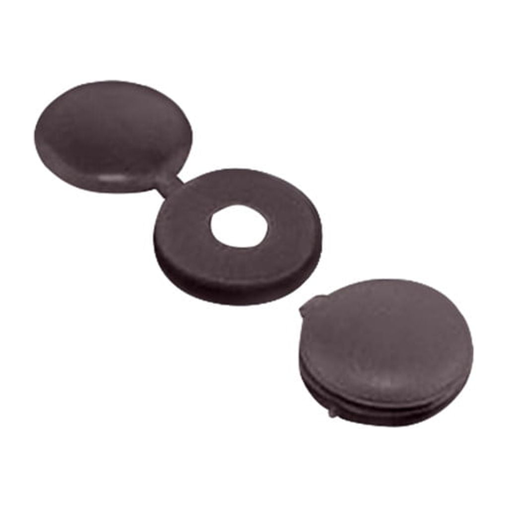 Vsontor 100Pcs Hinged Plastic Screw Cover Fold Cap Button Home ...