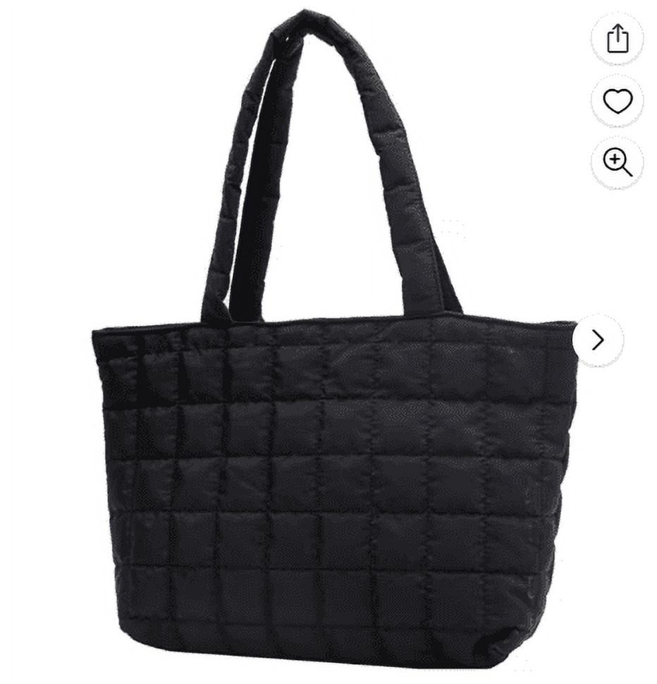 Vsontor Cocopeaunt Quilted Tote Bags For Women Lightweight Puffer Padding Shoulder Bag Large ...