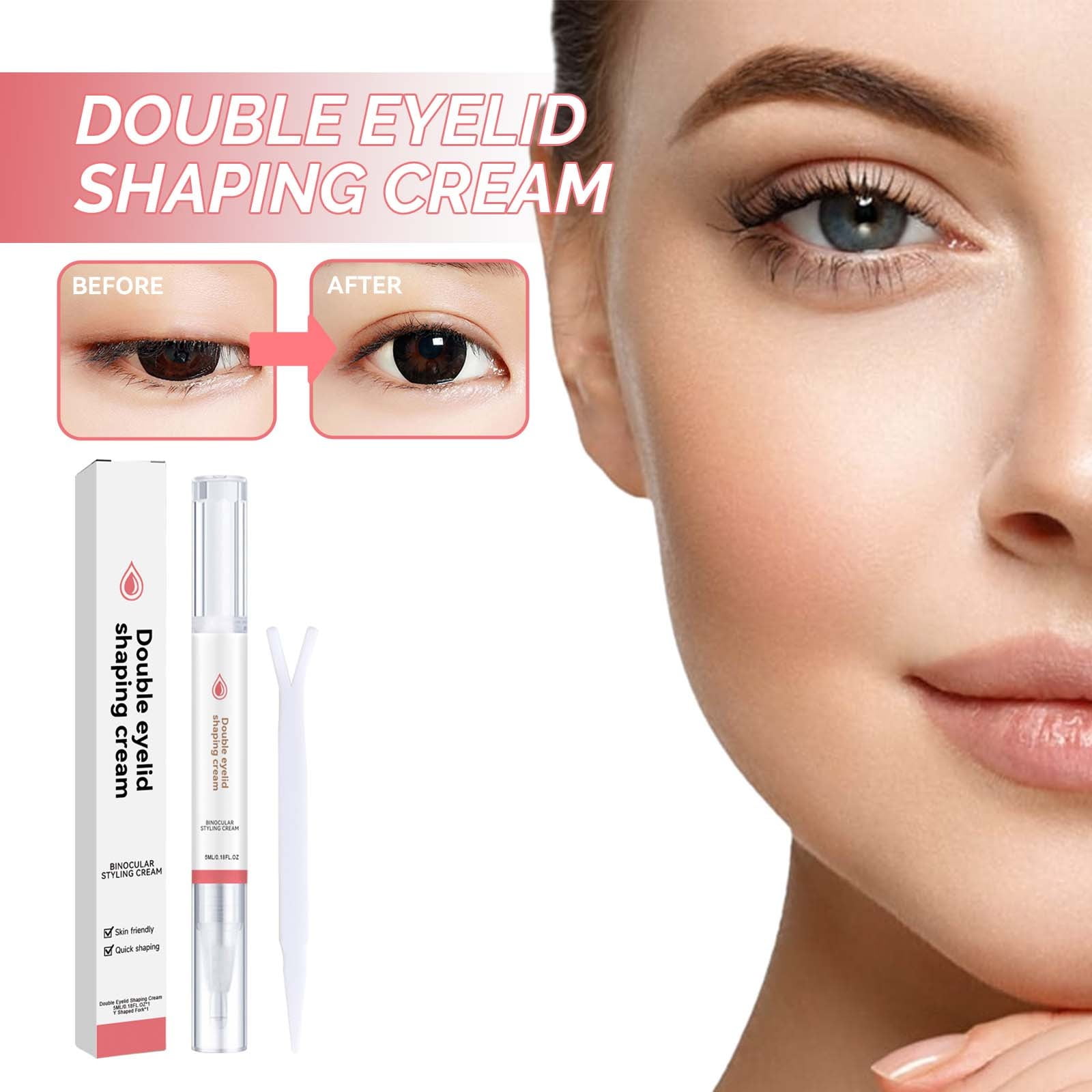 Vsontor Double Eyelids Setting Cream Natural Invisible Non-Traces Long ...