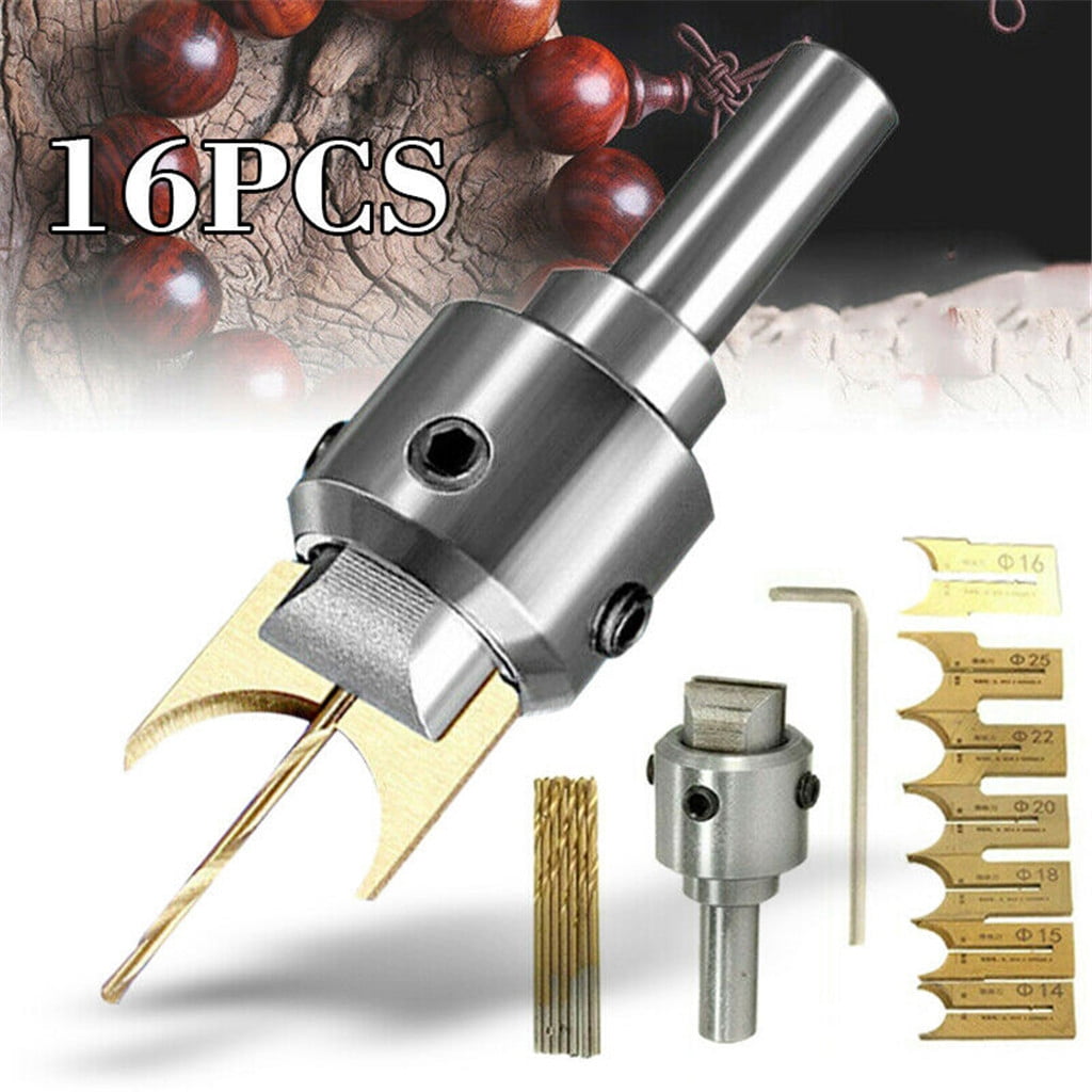 Vsontor Pattern Wooden Bead Maker Beads Drill Bit Milling Cutter Set ...