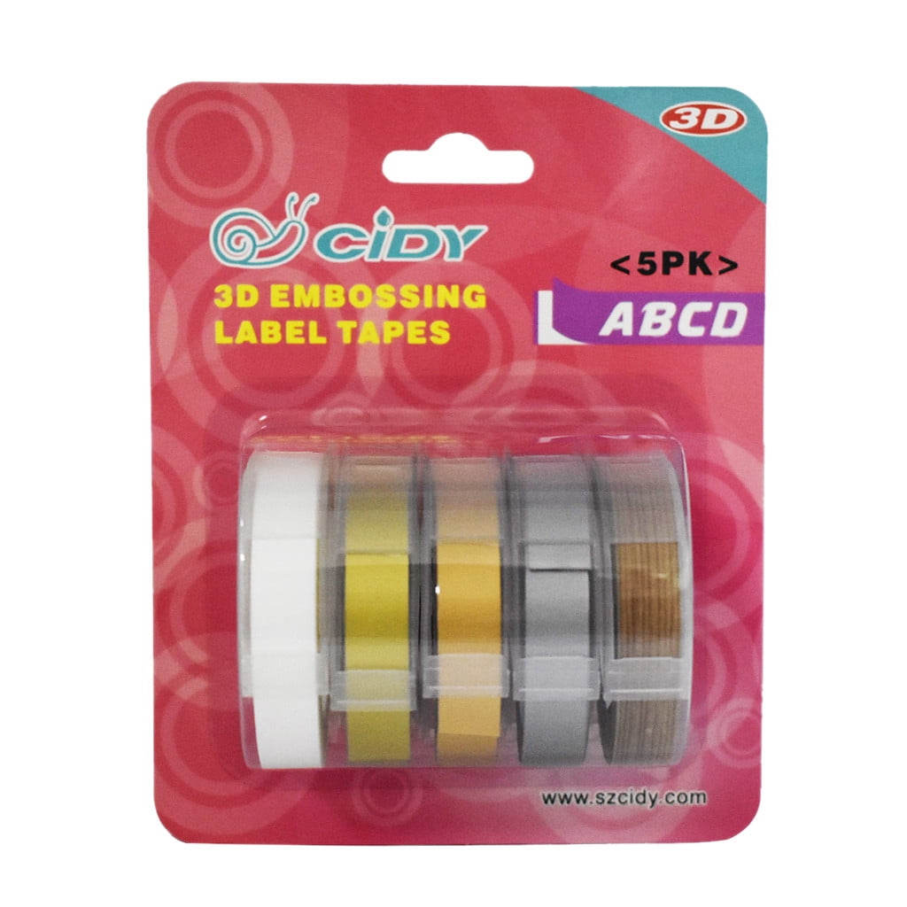 Vsontor Print Label Tape Suitable For Manual 3D Embossing Plotter ...