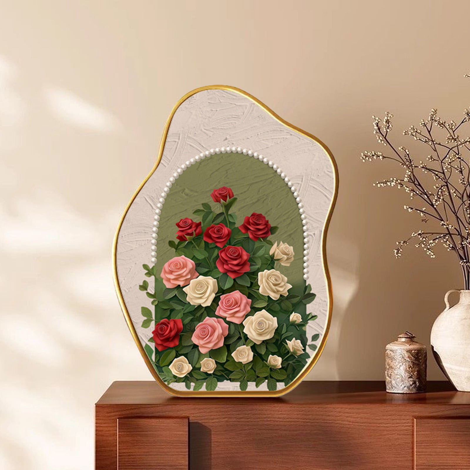 Vsontor Spring And Summer Decorations Clearance 50% Vintage Pearl Rose ...