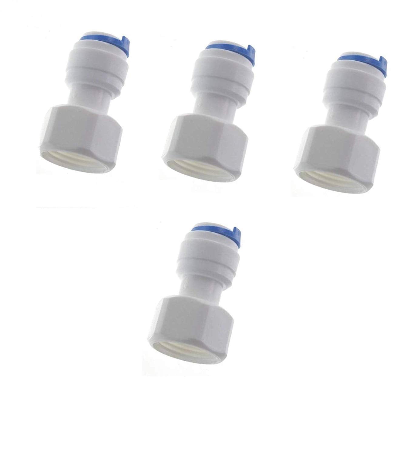 Vstec 4 Pieces RO Female Direct Valve Straight Connector 12 Female ...