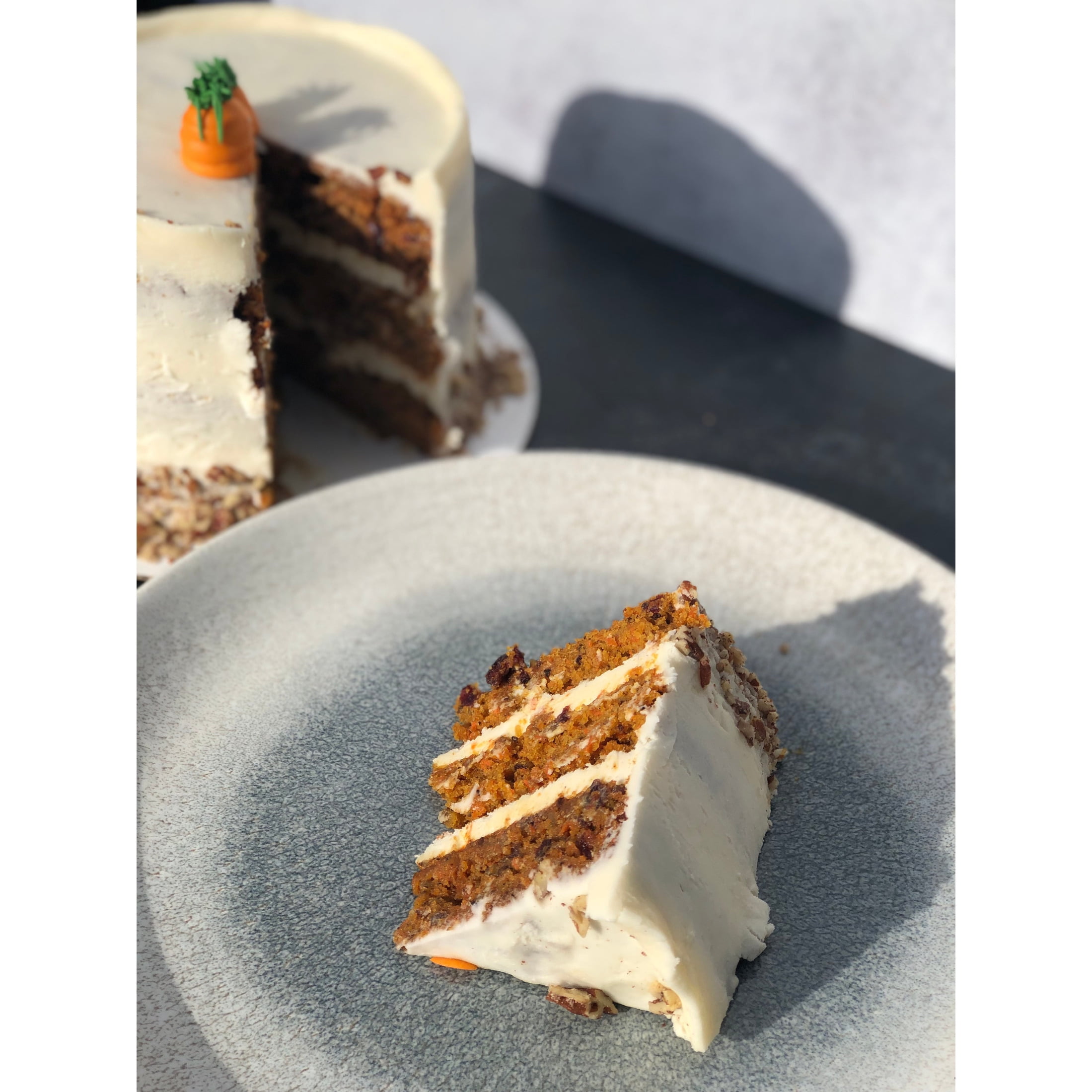 Vtastecakes Vegan Bakeshop - Thick Cake Slices - 4 Slices - Walmart.com