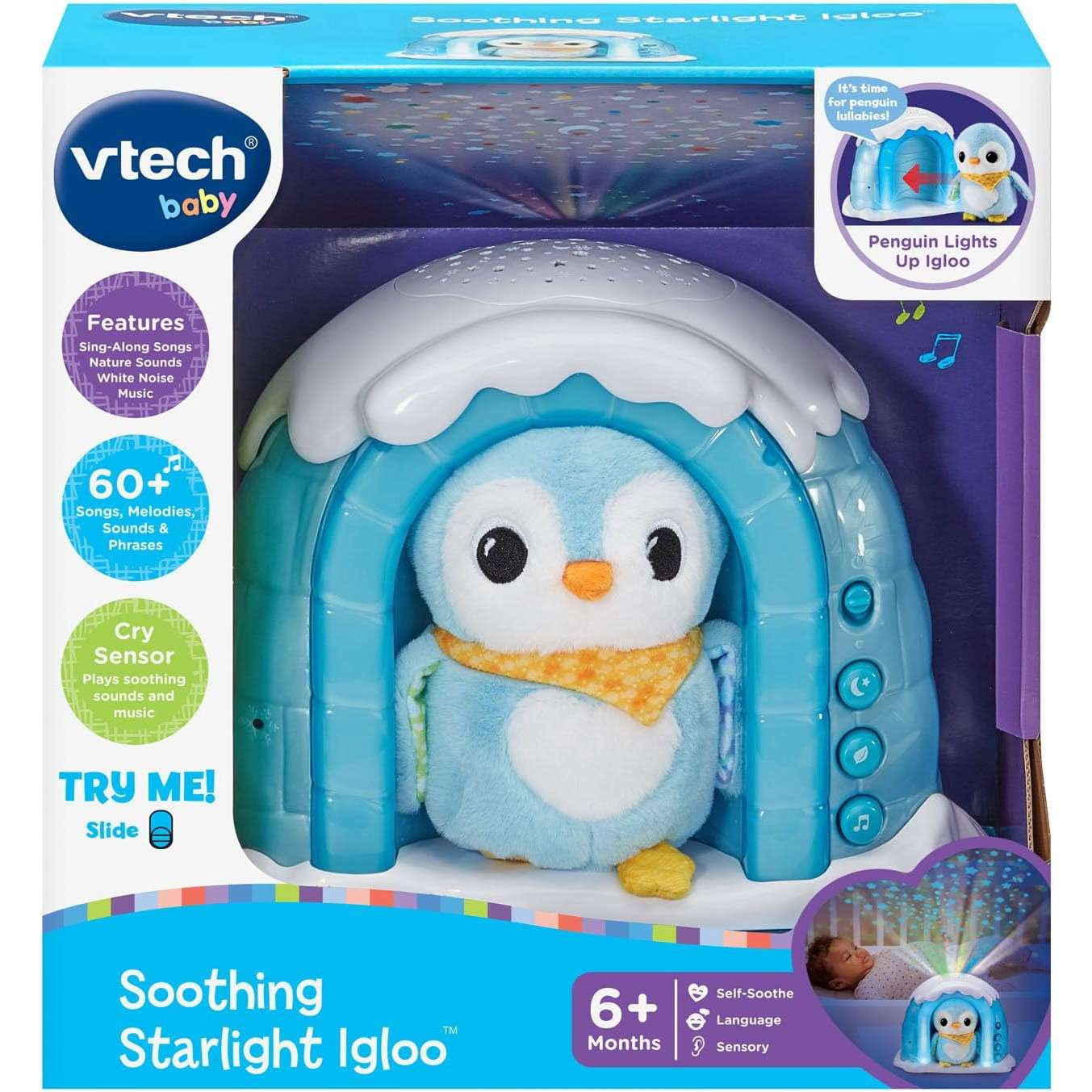 Vtech - Baby Soothing Starlight Igloo - Walmart.com