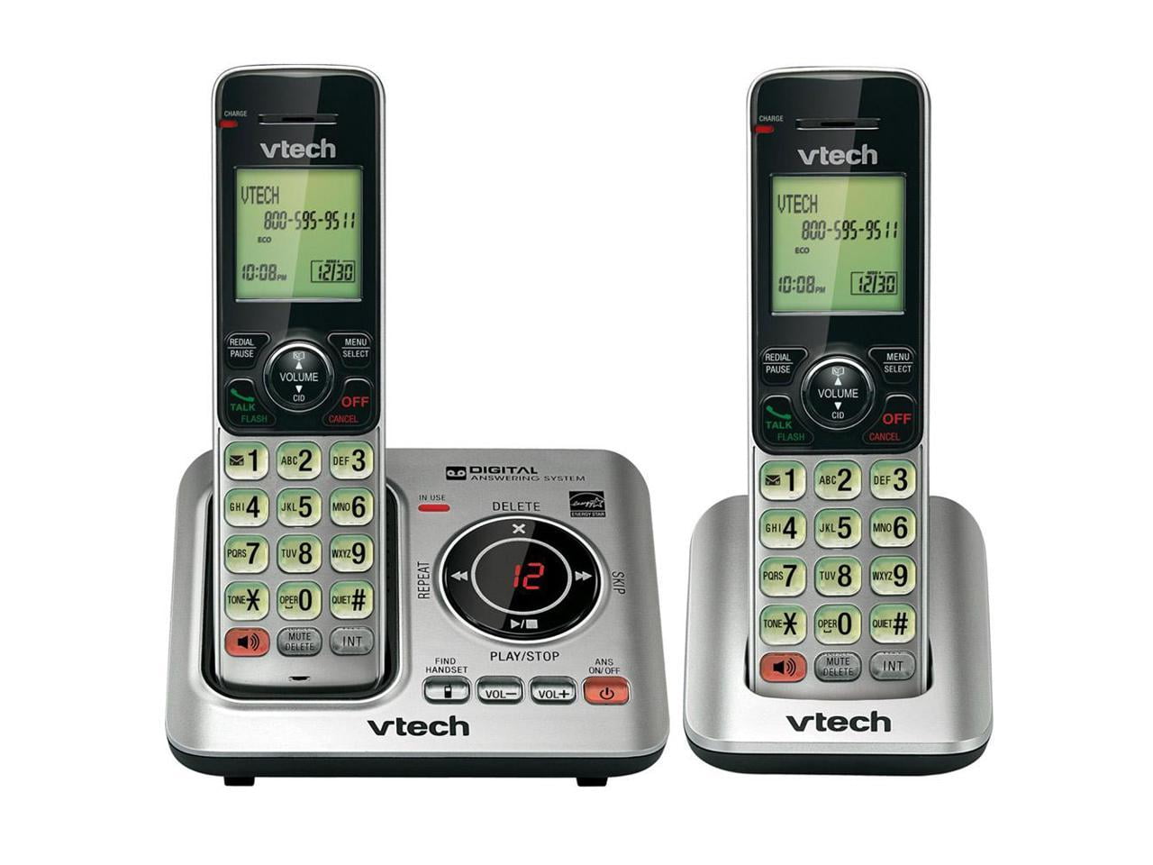 Vtech CS6629-2 DECT 6.0 Cordless Phone with Caller ID and Answering ...