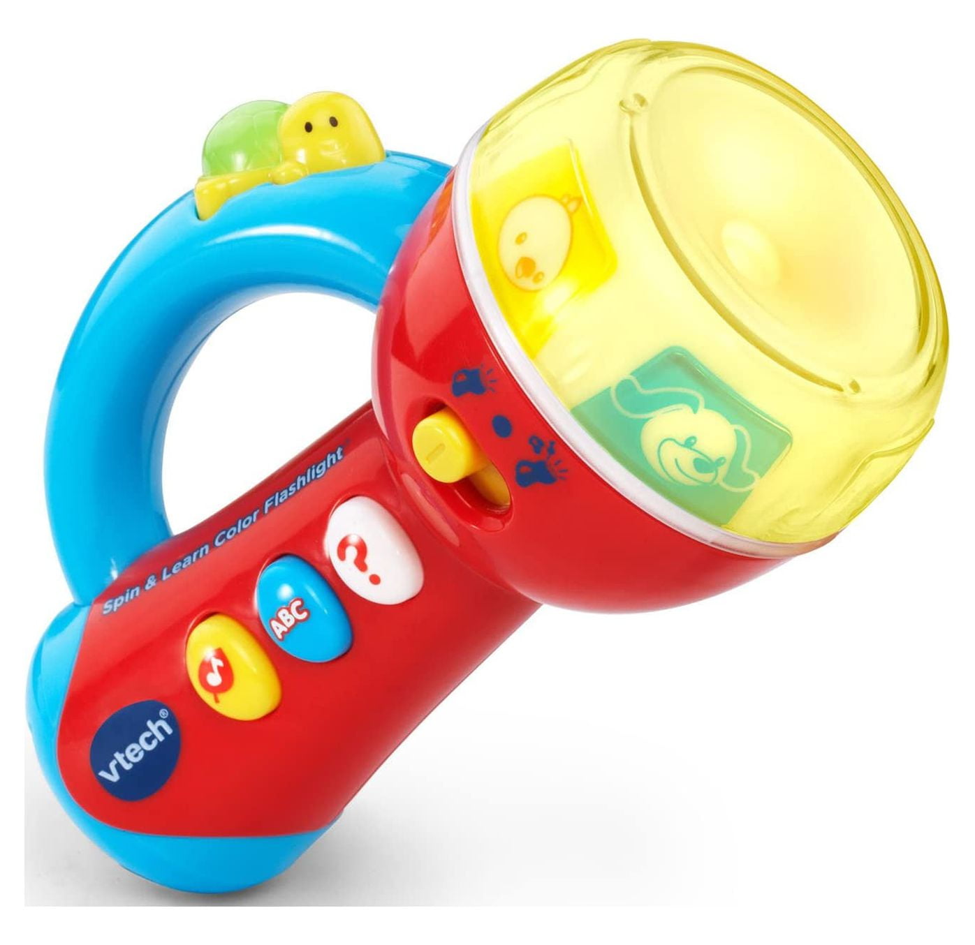 VTech Toddler's Magic Colored Light Flash Toy - Spin & Learn Flashlight ...