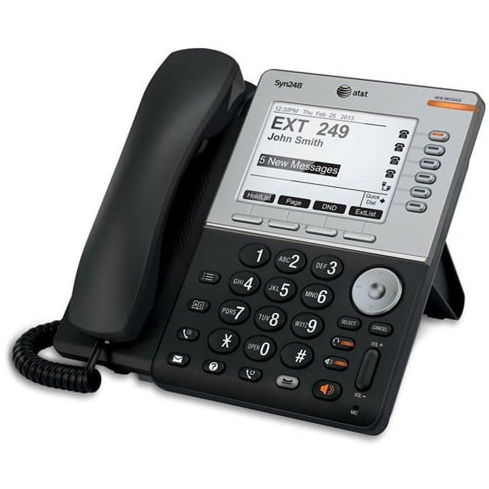 AT&T Syn248 SB35031 Deskset - VoIP phone - 3-way call capability - 8 ...