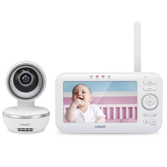 VTech, VM5261 5 inch Digital Video Baby Monitor, Pan & Tilt Camera ...
