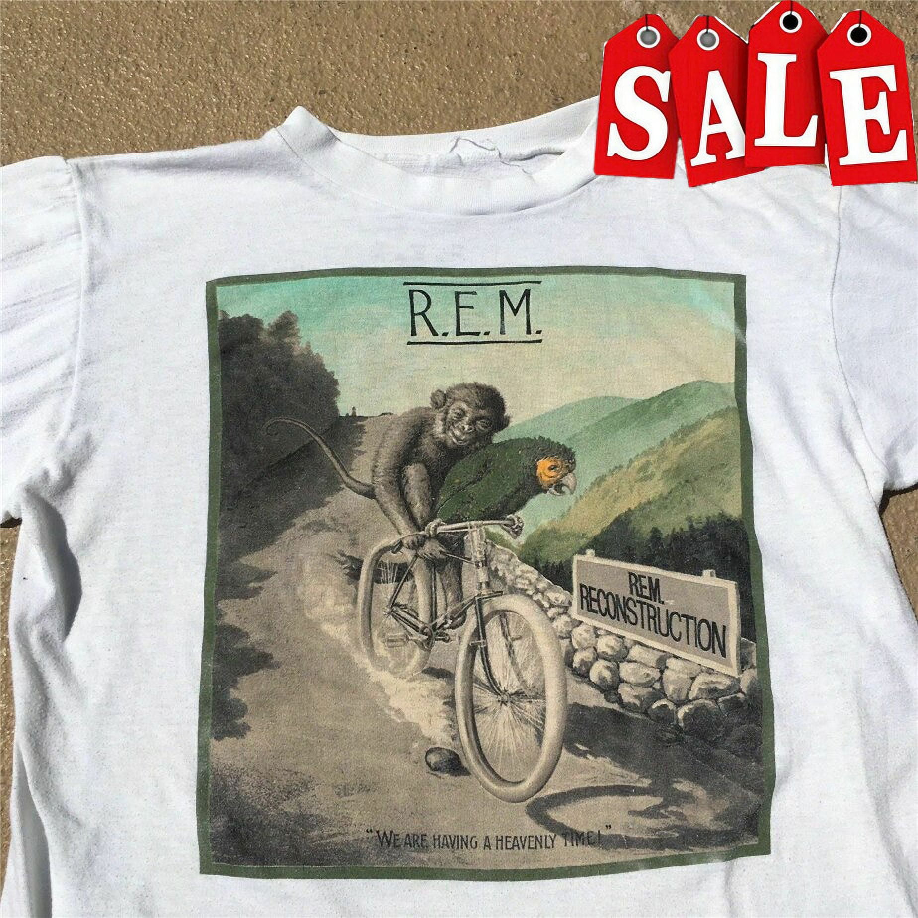 Vtg 80S REM T-Shirt 1985 Concert Tour Fables Of Reconstruction ...