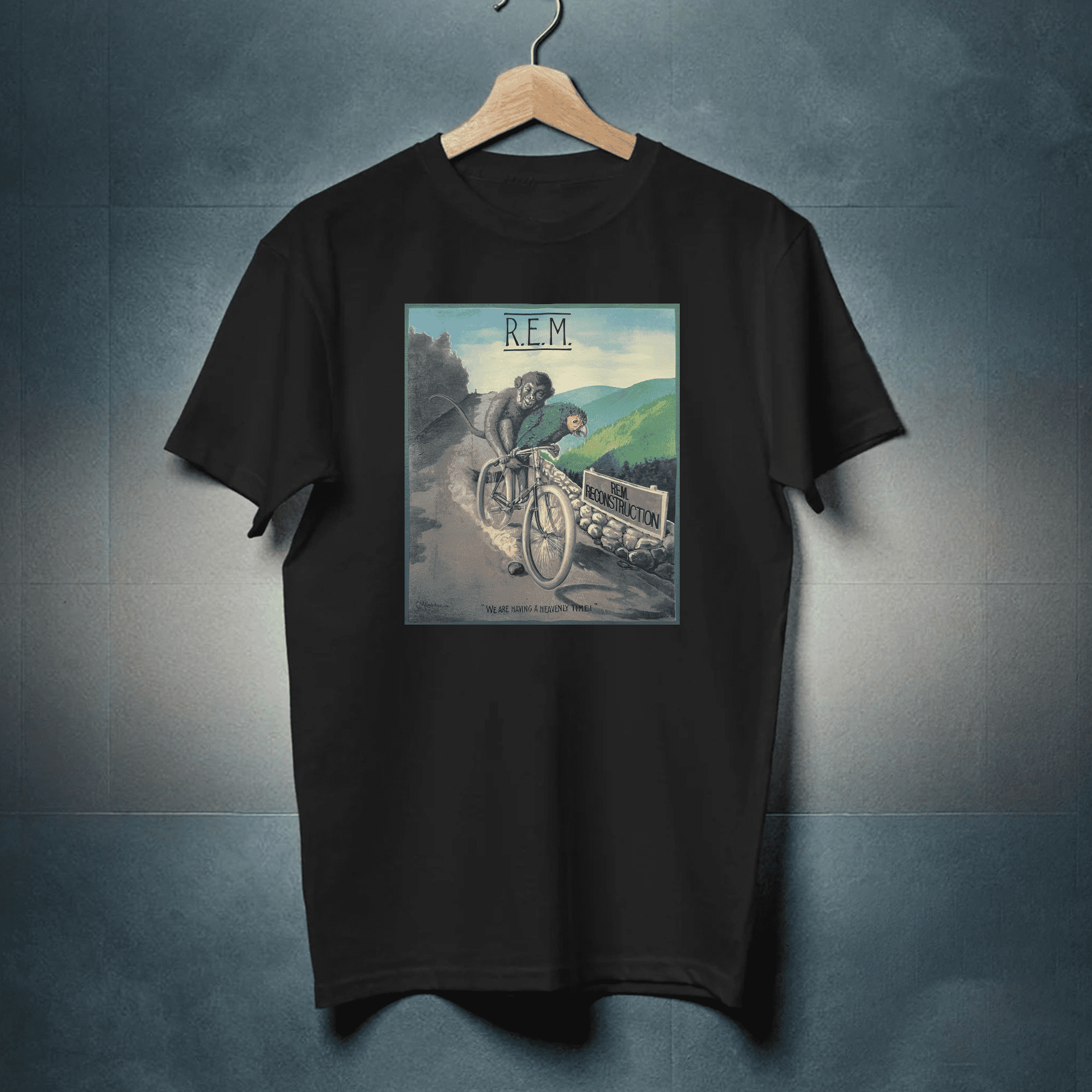 Vtg 80S REM T-Shirt 1985 Concert Tour Fables Of Reconstruction ...