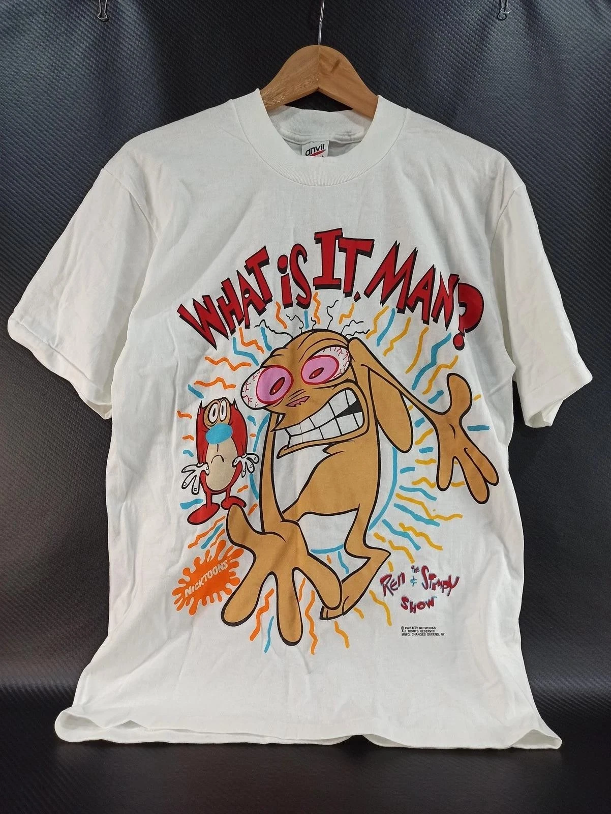 Vtg 90s New Old Stock Ren and Stimpy Nickelodeon Cartoon Promo Reprint ...