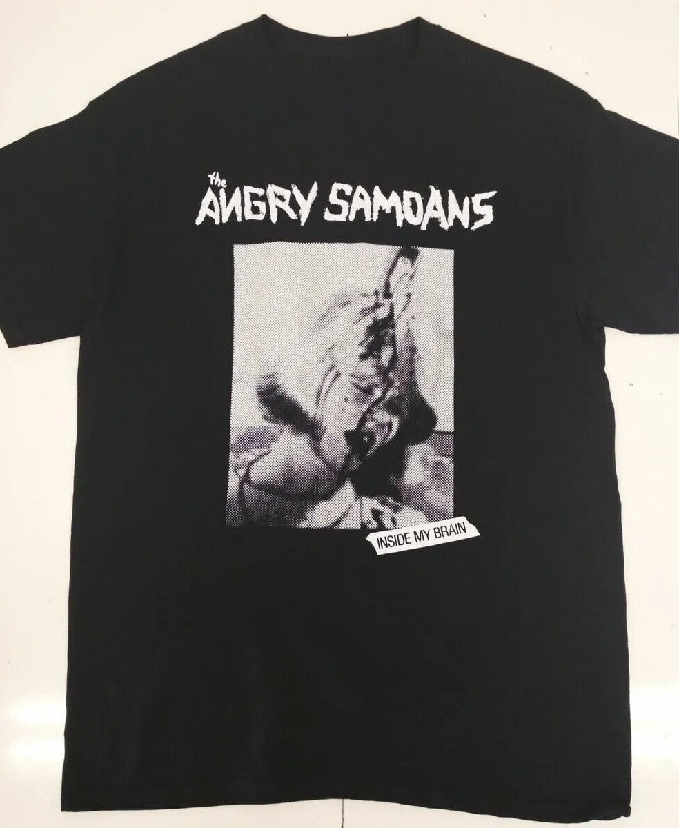 Vtg Angry Samoans Band For Fans Heavy Cotton Black Full Size Shirt ...