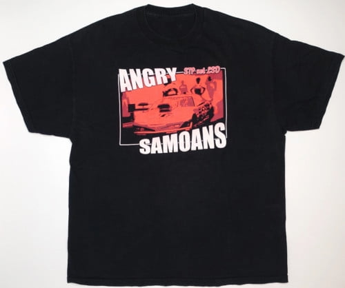 Vtg Angry Samoans Band Music Tour Heavy Cotton Black All Size Shirt ...